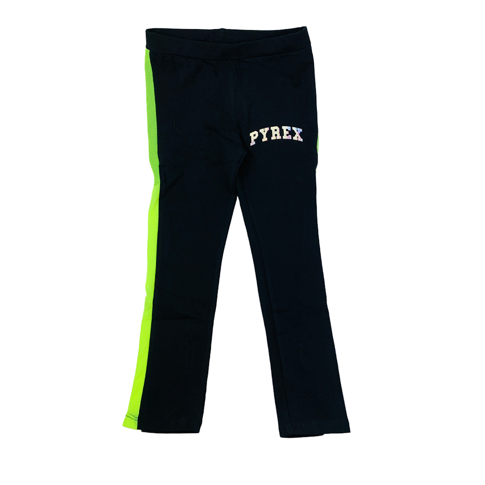 Leggings Donna Pyrex LEGGINGS JERSEY STRETCH+RETE R.ZZA Nero 027721  110
