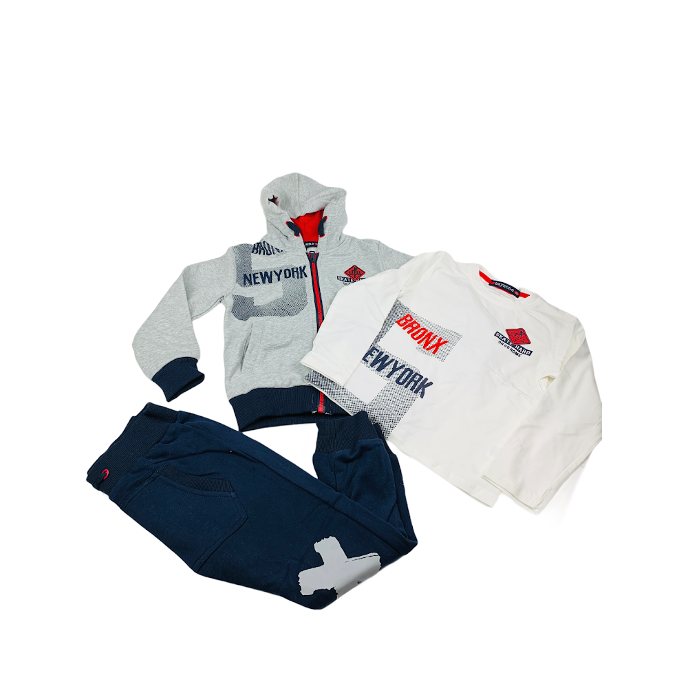 Tute a manica lunga Uomo Boyzone TUTA 3 PEZZI Grigio BB37288 GRIGIO